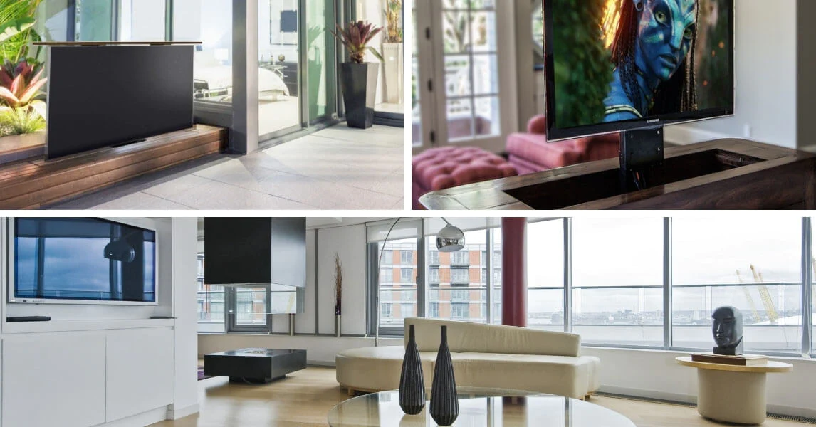 Small Home? Save Space By Using a TV Lift - Massey Energy Co